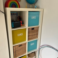 IKEA KALLAX DRONA Box Sticker Personalised Vinyl Labels Stickers Decals ...