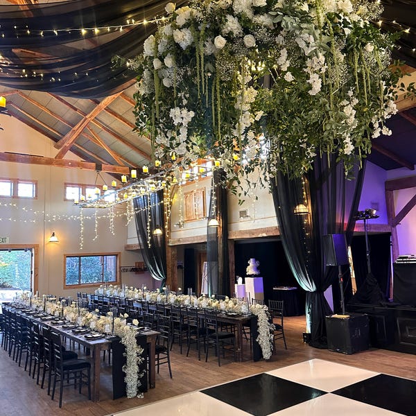 Floral Wedding Chandelier, Heavy Duty Flower Hoop, Flower Ring, 3ft-10 ...