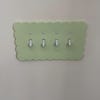 Pastel Green Rounded Corner Light Switch Cover Double Rocker Custom ...