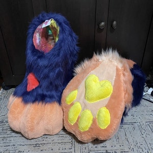 DIGITAL Digitigrade Fursuit Feet Paws Pattern for Fursuits PDF Download ...