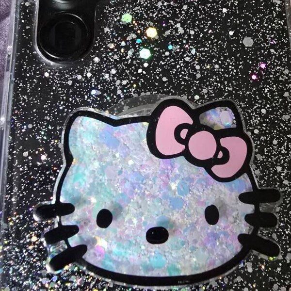 Glitter Holographic Rainbow Butterfly Popsocket Popgrip - Etsy