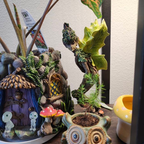 Fantasy Figurine Fairy Tree Elf Unique Decor Outdoor/indoor – Dryad ...