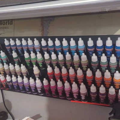 Spinrack Paint Rack for 54 10ml Tamiya, AK, Mr. Hobby, Etc. Bottles - Etsy