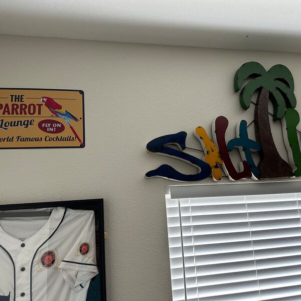 Parrot Lounge Sign, Parrot Lover Gift, Parrot Owner Sign, Parrot Decor ...
