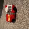 Miniature Fire Engine Knitted Soft Toy - Model Vehicle - Fire Truck ...