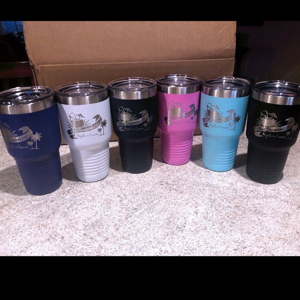 Engraved Tumbler, Personalized Tumbler 20 or 30 Ounce Tumbler ...