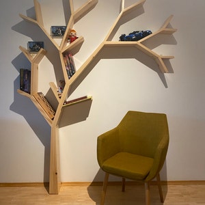 Tree Branch Wall Bookcases , Tree Bookshelves, Unique Rustic, Book ...