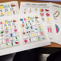 30 Circus Bingo Cards Printable Game, Circus Party Bingo Game Boards ...