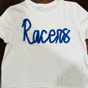 Cursive Yarn Embroidery Font Machine Embroidery Font for Chenille Yarn ...