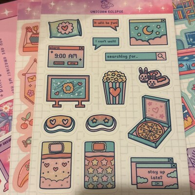Train Window Sticky Note Cute Kawaii Dreamy Aesthetic Stationery Memo ...