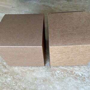 10x10x10 Box, Kraft Paper Box, 10cm X 10cm X 10cm Cardboard Box, Eco ...