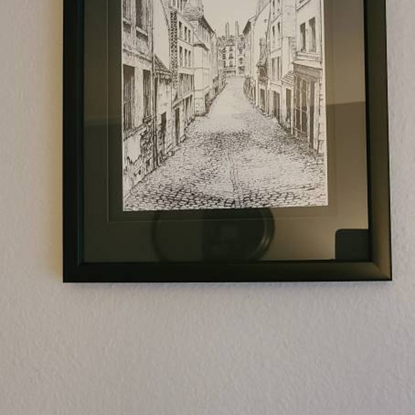 Pen and Ink Architectural Drawings ,rue Du Bon-puits , 1800s Paris ...