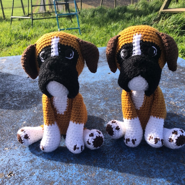 Boxer Crochet Pattern, Crochet Boxer, Boxer, Crochet Pattern, Amigurumi ...
