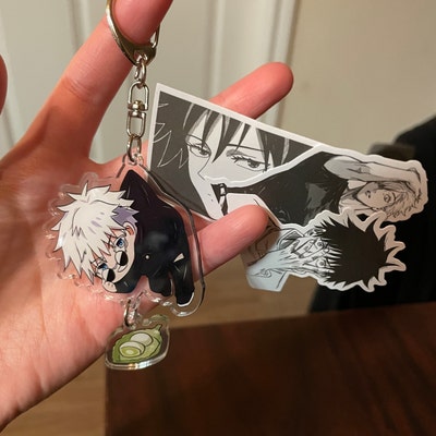 JJK Gojo Acrylic Keychain Charm - Etsy