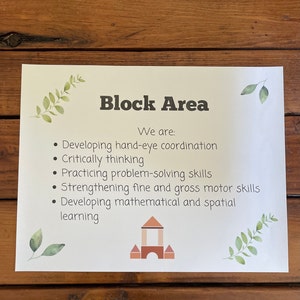 Preschool Printables/ Classroom Signs/ Daycare Signs/nature /outdoors ...