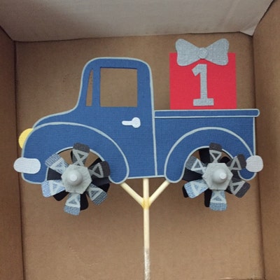 Spinning Airplane Cake Topper ready to Ship Airplane Party - Etsy