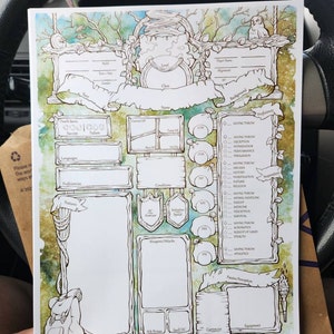 Form-fillable Everbrew Character Sheets - Etsy