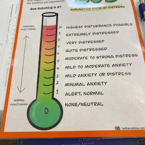 EMDR Therapy SUD and Voc Scale | Therapy Visual Aid Flip Chart ...
