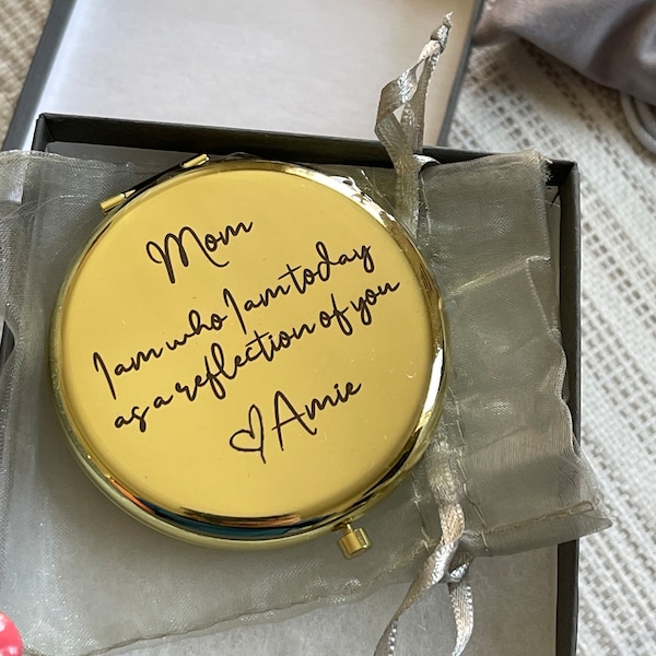 Gift for Mom From Daughter, Personalized Mom Wedding Gift, A Reflection ...