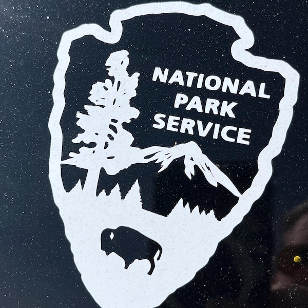 National Park Service Decal, Personalized National Park Vinyl ...