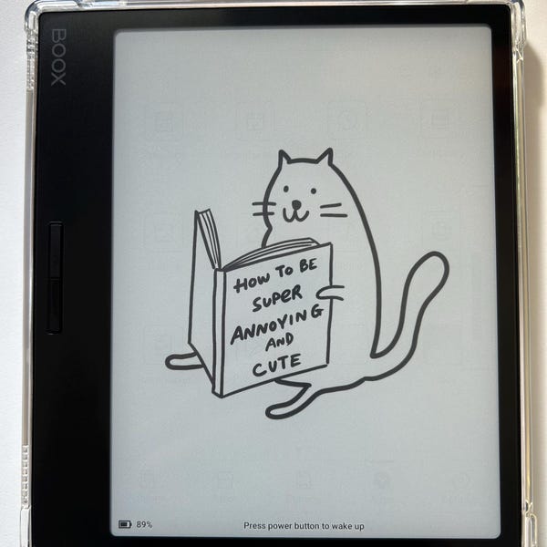 Kobo Screensaver Silly Goose, Funny Book Wallpaper, Cute Lockscreen ...