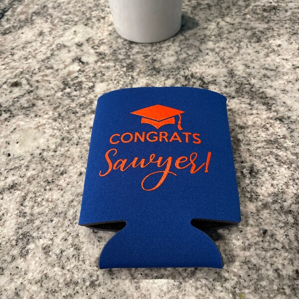 Graduation Party Favors, Graduation Can Cooler, Grad Gifts, College ...