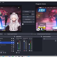 PngTuber, Weiße Katze Neko Girl 2d Vtuber / Vorgefertigtes & Presetup ...