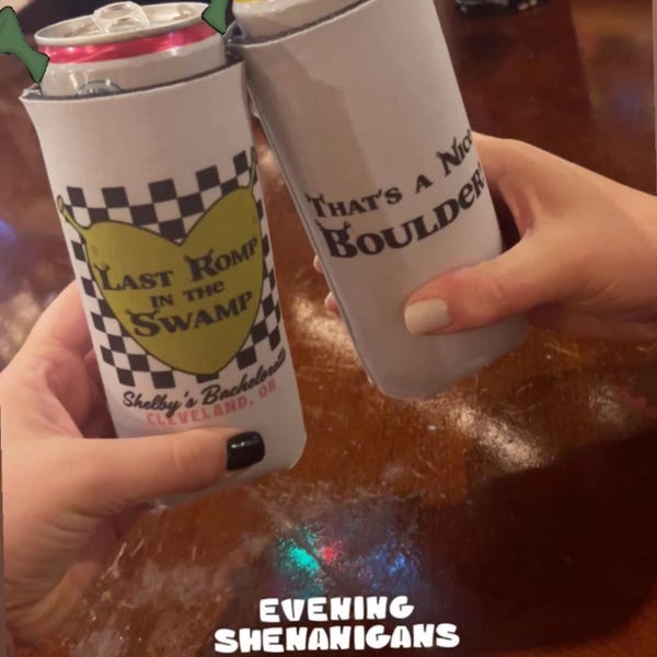 Same Swamp Forever Can Coolers Last Romp in the Swamp Can Sleeves Funny ...