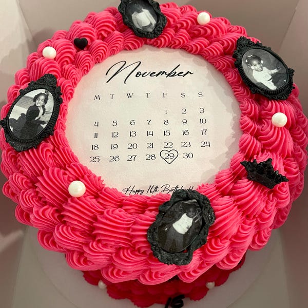 CANVA DIGITAL TEMPLATE 2024 Cake Calendar for All Cake Shapes|fun ...