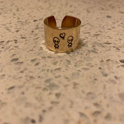 Word or Name in ASL / American Sign Language / Hand Stamped Cuff ...