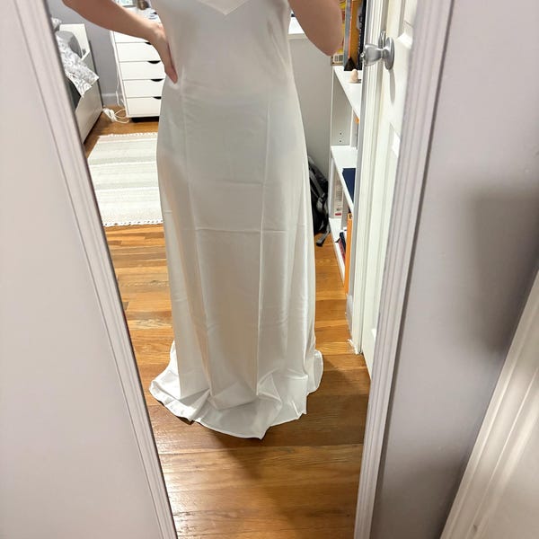 Long Satin Inner Slip, Adjustable Tank, Slip Dress, Inner Gown, Cami ...