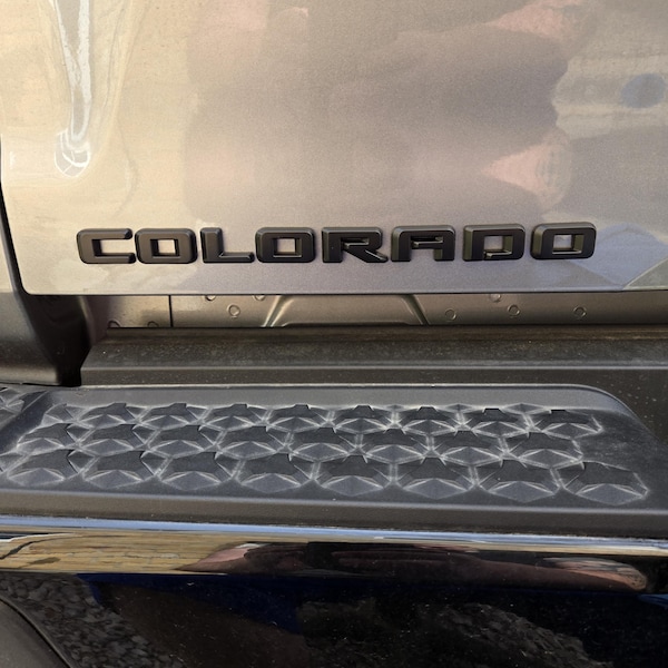 345 Fender Badges Gloss Black Emblem Angry Aggressive Car Badge | 2 ...