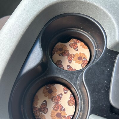 Boho Daises Floral Car Seat Covers Set of 2 Aesthetic Car - Etsy