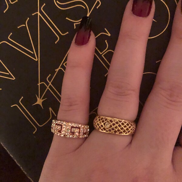 Southwest Shell Mother of Pearl Promise Love Ring Navajo Design 2.7 ...