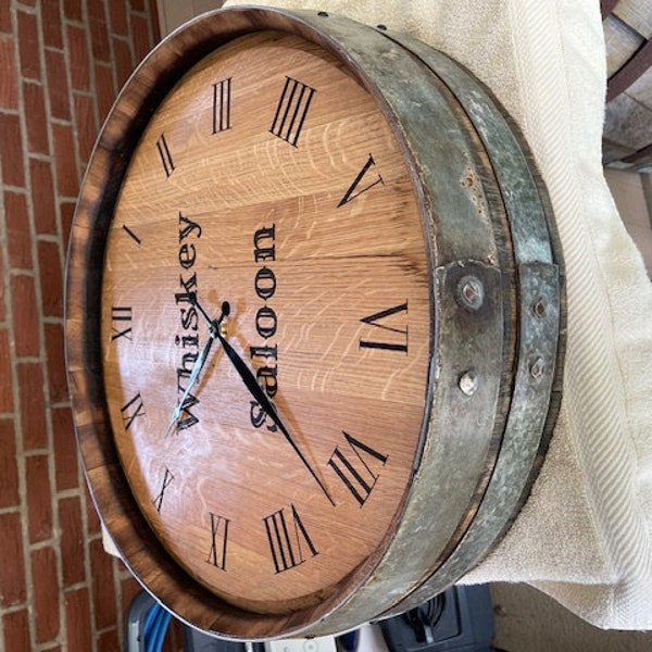 Personalised Whisky Barrel Clock / Photo Shopped Image - Etsy