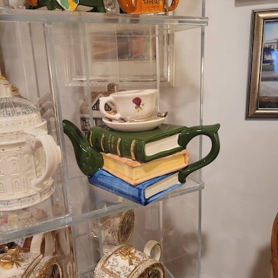The 'books & Teat' Full Size Teapot - Etsy