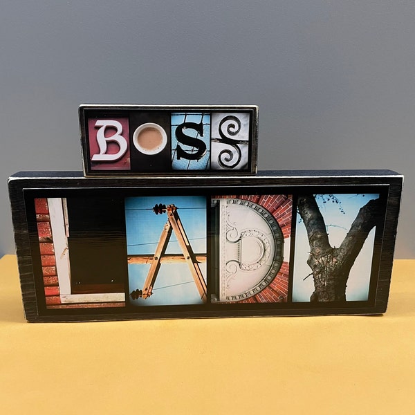 Like a Boss Lady Sign, Boss Babe, Female Boss Gift for Women, Gift for ...