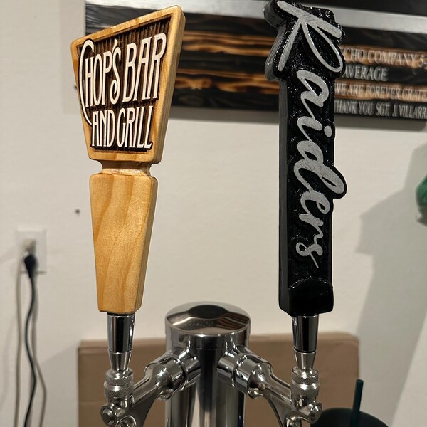 Personalized Beer Tap Pull Handles - Etsy