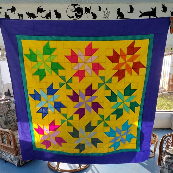 Spring Awakening - PDF Quilt Pattern - 61" X 61" by Stephanie's ...