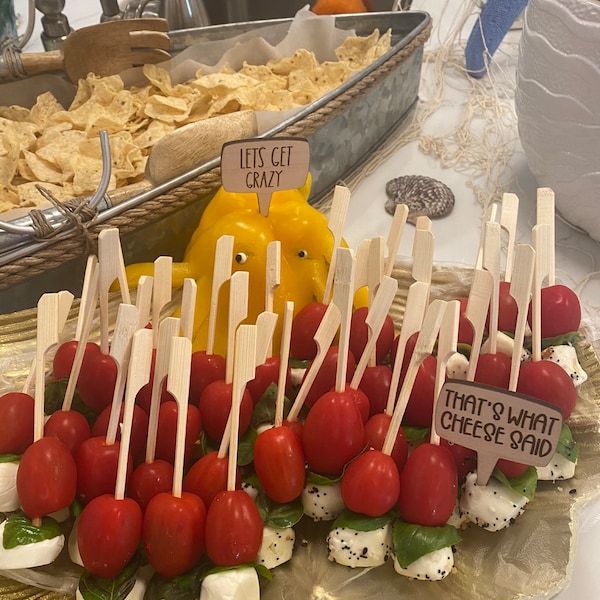 Cheese Picks Charcuterie Picks Cheese Labels Cheese Markers Hostess ...