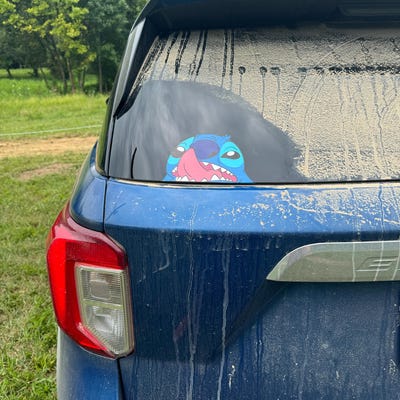 White Dragon Peeker Sticker / Cute White Dragon Peeking Peekabo Peekers ...