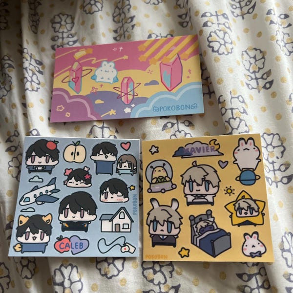 Apothecary Diaries: Maomao and Jinshi Chibi Sticker Sheets - Etsy