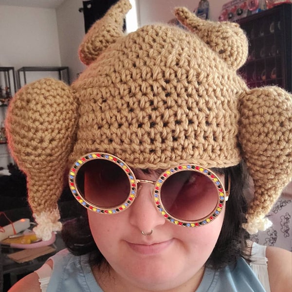 Cooked Turkey Hat Crochet Pattern - Etsy