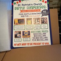 50/50 Raffle Ticket Fundraiser Flyer, Split the Pot Raffle Fundraiser ...