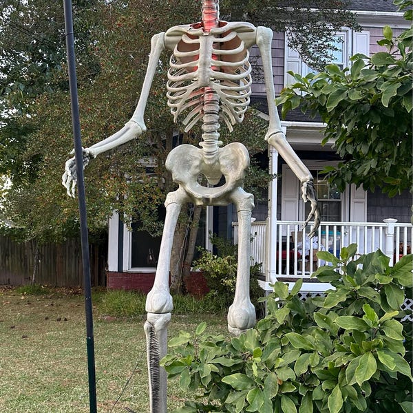 UPGRADED 12ft Skeleton Replacement Bracket for Home Depot Skelly Elbow ...