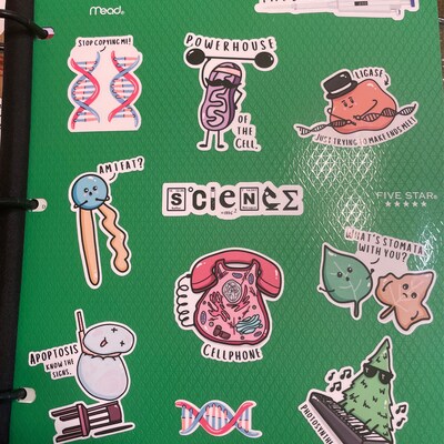 Biology Pun Stickers Science, Biology, Chemistry, Pre-med Water Bottles ...