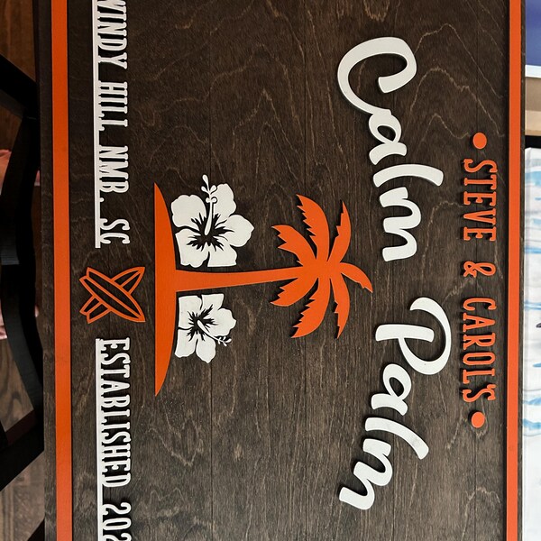 Custom Logo Sign, Custom Home Sign, Natural TEAK WOOD Sign, Handmade ...