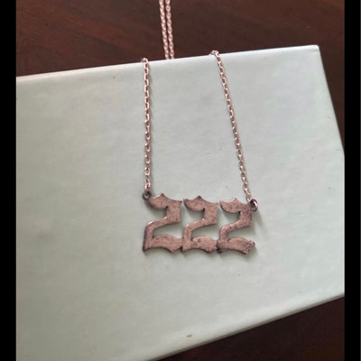Personalized Engraved Number With Name Necklace 23 Number - Etsy
