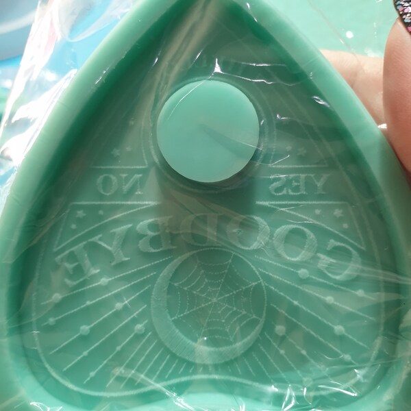 Ouija Planchette Food Safe Silicone Mold for Resin, Jesmonite, Clay ...