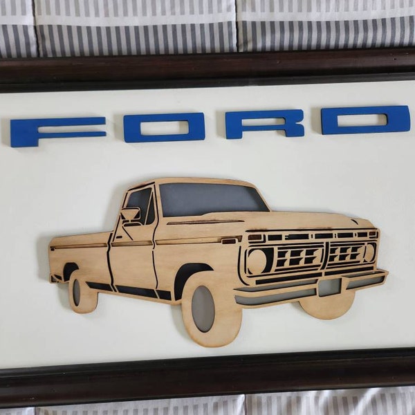 SVG FORD Pickup Truck F150 1977 Silhouette Cut Files Designs, Clip Art ...